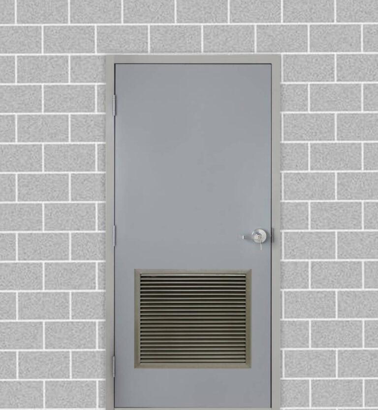 What is a Single-Louvered Commercial Door? - DoorDepot