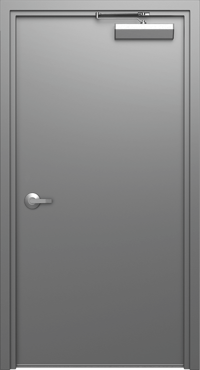 6-Panel Metal Door - Door Depot