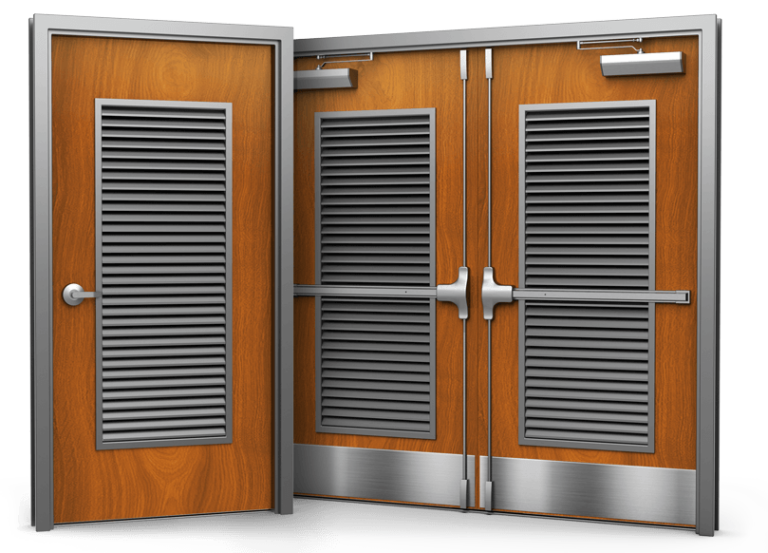 What is a Double-Louvered Commercial Door? - Door Depot